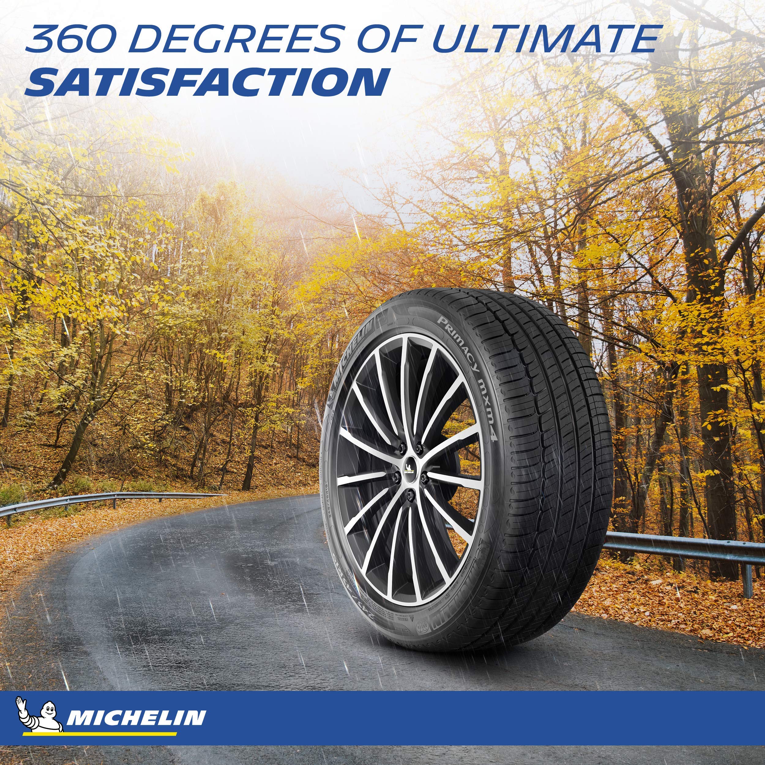 MICHELIN Primacy MXM4, All-Season Car Tire, SUV, Sport and Passenger Cars - 245/45R18 96V