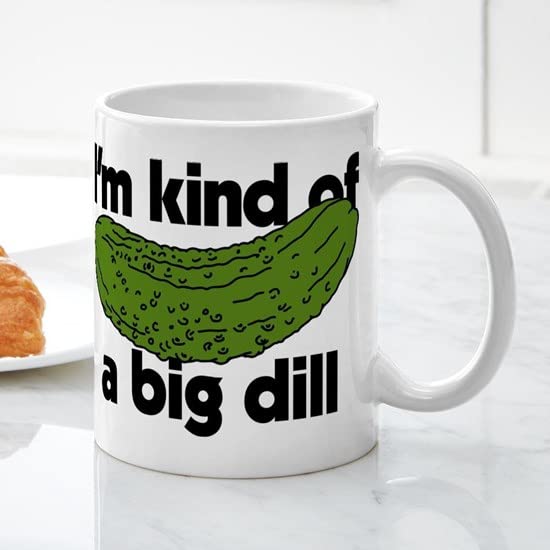 CafePress I'm Kind Of A Big Dill 15 Oz Ceramic Large Mug Ceramic Coffee Mug, Tea Cup 11 oz