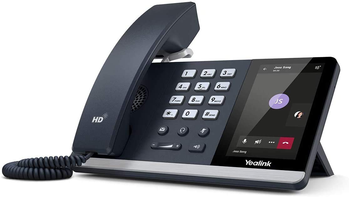 Yealink T55A IP Phone - Corded - Corded - Wall Mountable (Renewed)