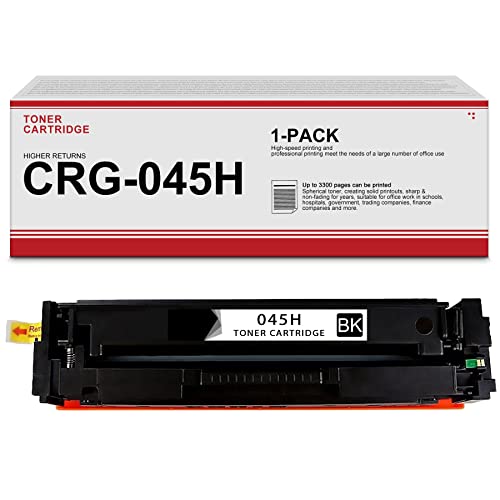 TopInk Compatible 045H CRG045H Toner Cartridge Replacement for Canon Color imageCLASS LBP610C Series LBP612Cdw LBP613Cdw Printer [Black,1-Pack]