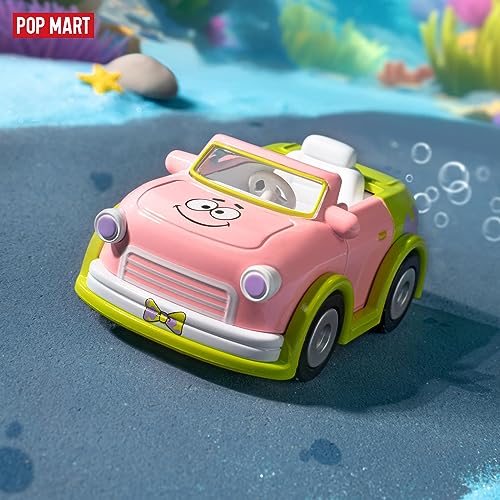 POP MART Spongebob Sightseeing Car Blind Box Figures, Random Design Box Toys for Modern Home Decor, Collectible Toy Set for Desk Accessories, 1PC
