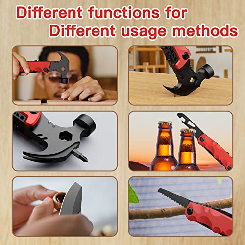 Unique Gifts For Men, WESTELY Multitool, 15 In 1 Survival Gear, 4 Screwdrivers Heads With Magnetic, Lock Function, Multi Tool Camping Gear, Christmas Birthday Gifts For Men, Firefighter Tools
