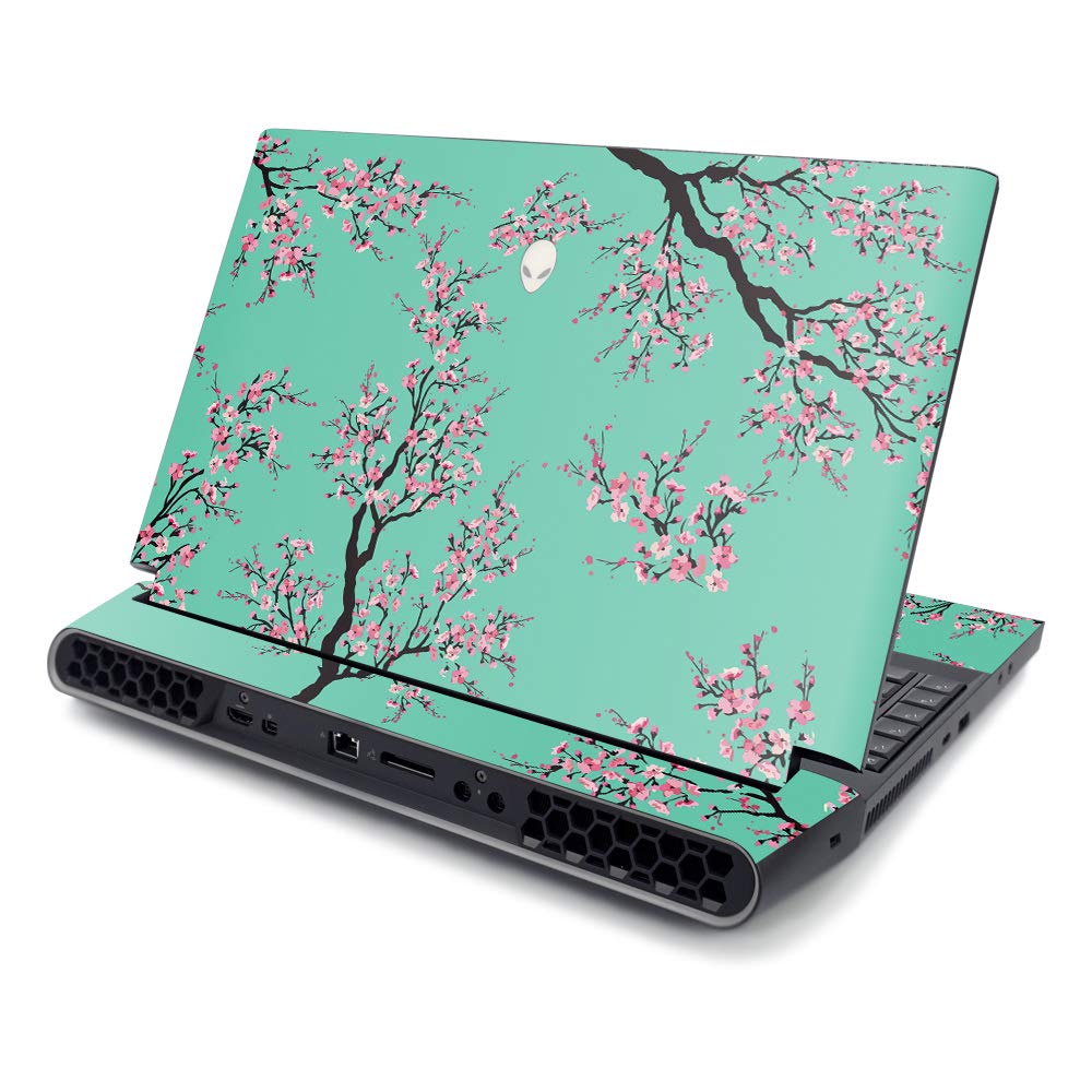 MightySkins Skin for Alienware AREA-51M R2 (2020) - Abstract Black | Protective, Durable, and Unique Vinyl Decal wrap Cover | Easy to Apply, Remove, and Change Styles | Made in The USA
