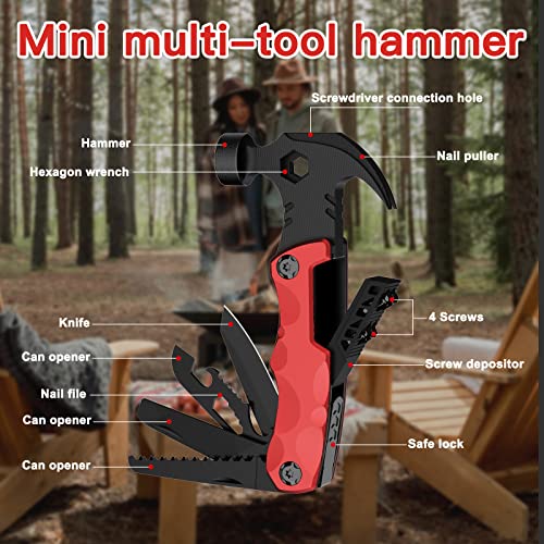 Unique Gifts For Men, WESTELY Multitool, 15 In 1 Survival Gear, 4 Screwdrivers Heads With Magnetic, Lock Function, Multi Tool Camping Gear, Christmas Birthday Gifts For Men, Firefighter Tools