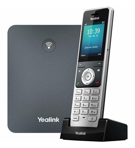 TWA Yealink Bundle of Professional IP DECT High-Performance Business Wireless Phone Bundle W76P - W56H and W70 Base with Microfiber Cloth