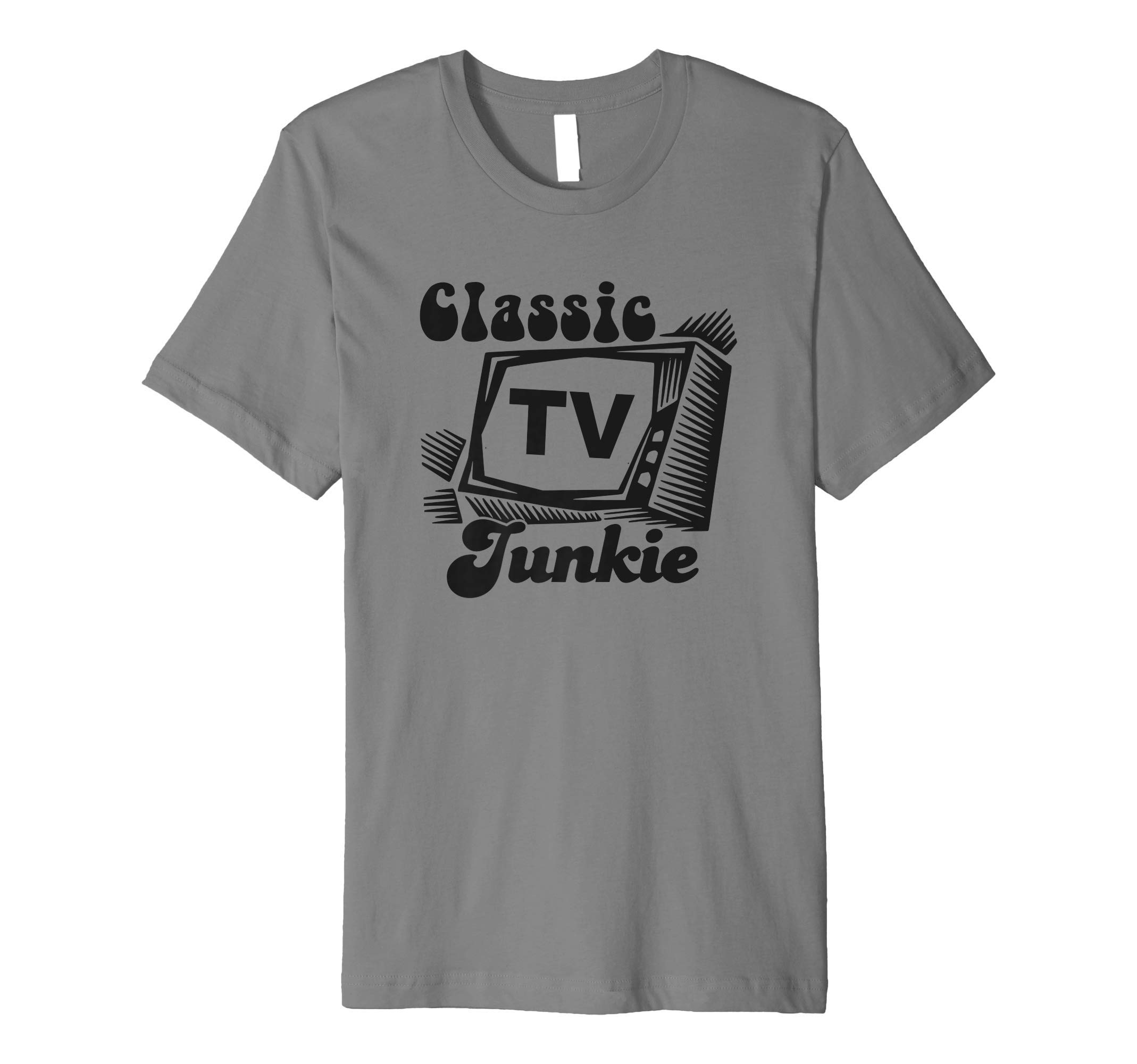 Classic TV Shows Junkie Vintage Retro 50s 60s 70s Television Premium T-Shirt