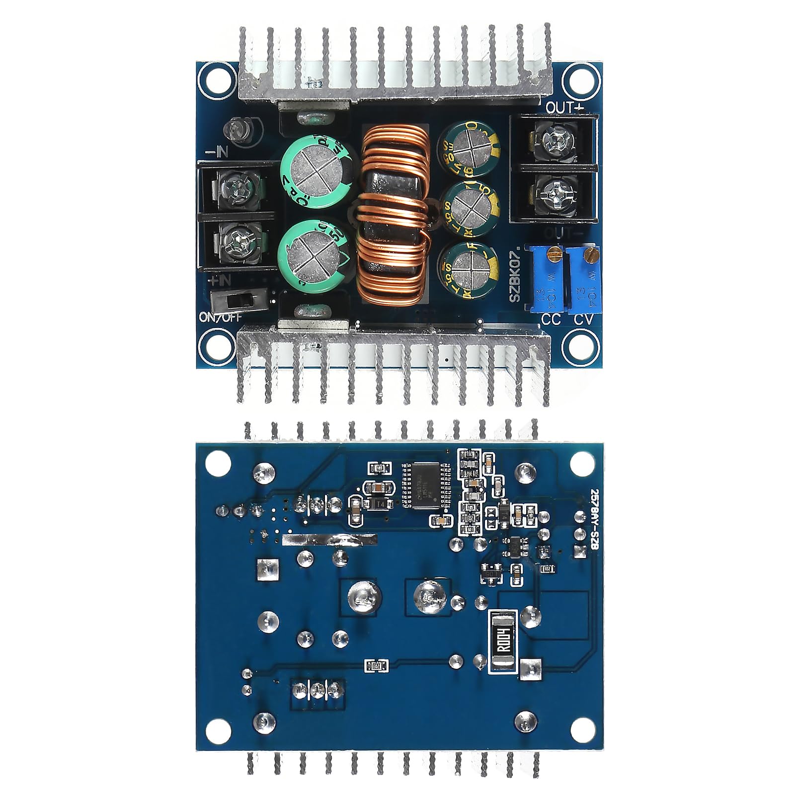 XIITIA 4pcs 20A 300W CC CV Step Down Module Adjustable DC 6-40V to 1.2-36V Voltage Regulator Buck Converter Constant Current Power Module Charging LED Drive with Short Circuit Protection