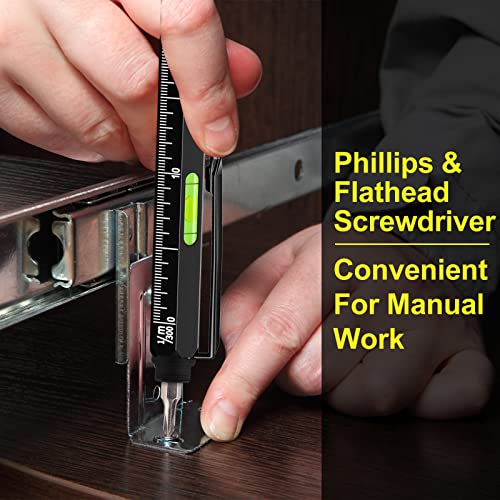 Magnet 3 LED Magnetic Pickup Tool, Telescoping Flexible Extendable Led Flashlights, Gifts for Men Dad Him 9 in 1 Multitool Pen Set, Christmas Gifts Cool Gadgets for Men