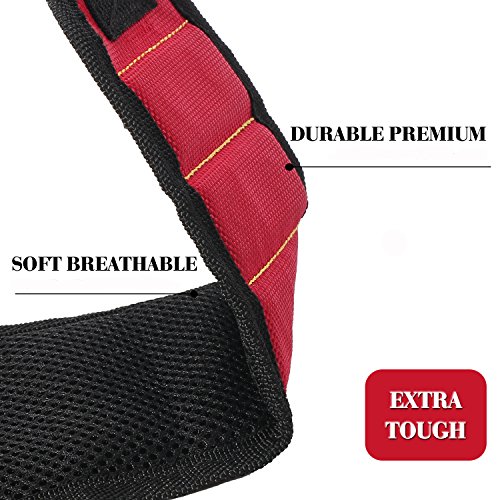 Magnetic Wristband with Strong Magnets for Holding Screws, Nails, Drill Bits - Best Unique Christmas Gift for Men, DIY Handyman, Father/Dad, Husband, Boyfriend, Him, Women