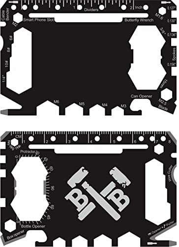 Multi-Purpose Survival Smart Tool - 46 in 1 Credit Card Size Pocket Tool Wallet