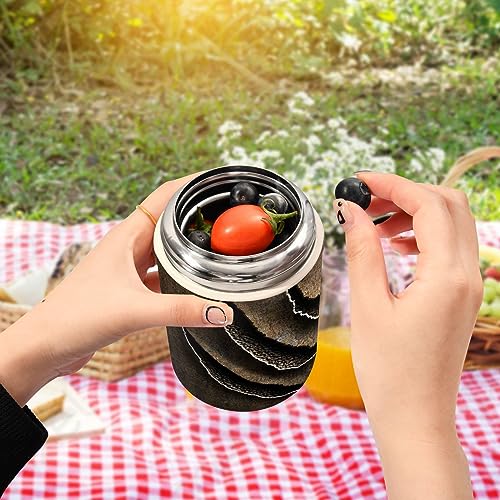 CUPADA 3d Monster Paw Food Jar for Hot and Cold, Insulated Food Jars Vacuum 17OZ with Folding Spoon for Work Trip Picnic Camping