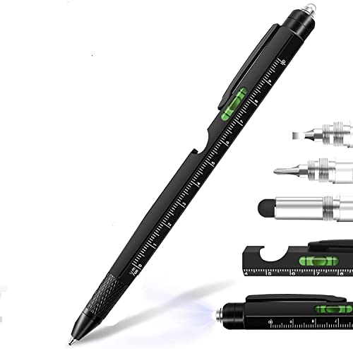 9 in 1 Multitool Pen, Stocking Stuffers Gifts Unique Christmas Birthday Multi Tool Pen for Men Dad Husband Who Have Everything, Cool Gadgets Pocket Multi Tool