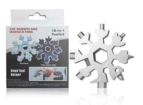 18-in-1 snowflake multi-function tool, snowflake tool, beer opener, great Christmas