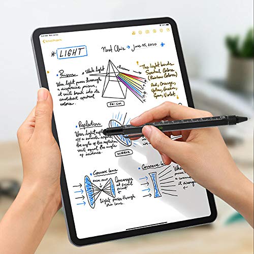 ATDIAG Cool Gadgets Stocking Stuffers for Men Dad Him Christmas Birthday Gifts Who Have Everything, 2Pcs Multi-tool Pens Metal Set for Men, 9 in 1 Aluminum Multi Tool Pen Ruler Light