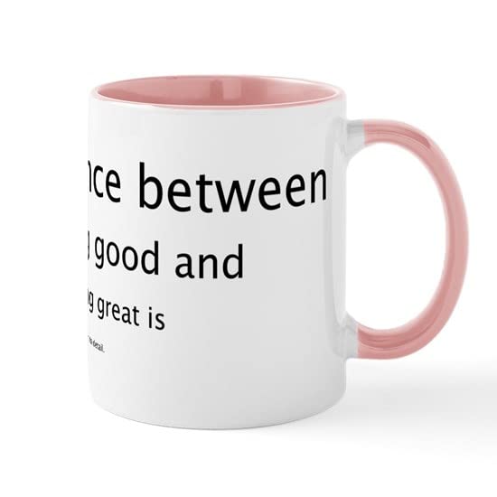 CafePress Attention To Detail Mug Ceramic Coffee Mug, Tea Cup 11 oz