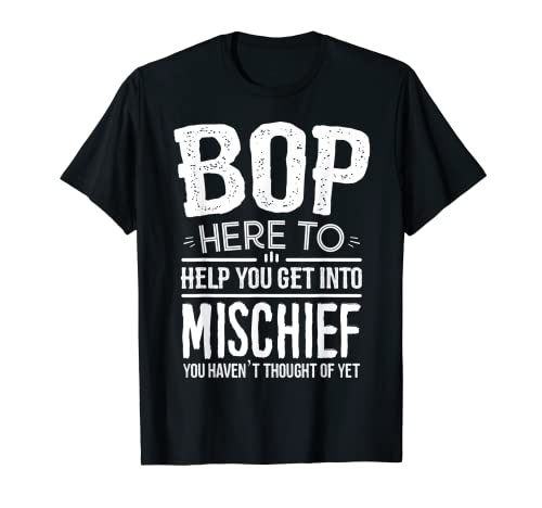 Mens Bop Tee Shirt from Grandchildren Funny Grandfather Bop T-Shirt