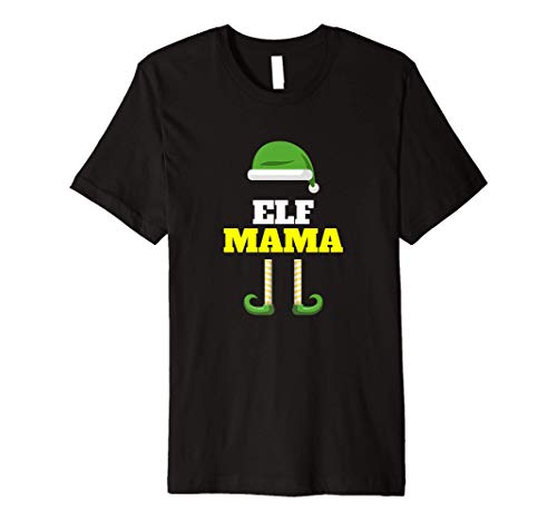 Elf Mama | Mom Stocking Stuffer | Christmas Elf Mama Premium T-Shirt