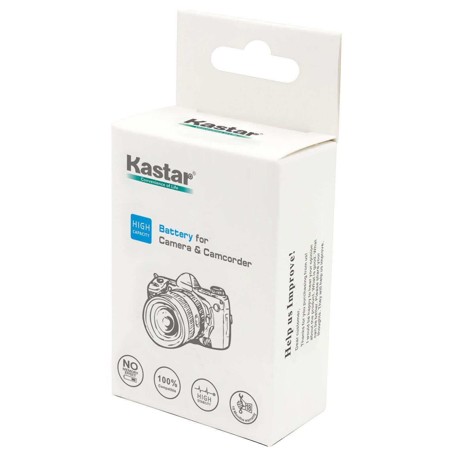 Kastar 2-Pack Battery and LTD2 USB Charger Replacement for Ricoh DB-110 Battery, Ricoh GR III Digital Camera, Ricoh GR IIIx Digital Camera, Ricoh WG-6 Digital Camera, Ricoh G900 Digital Camera