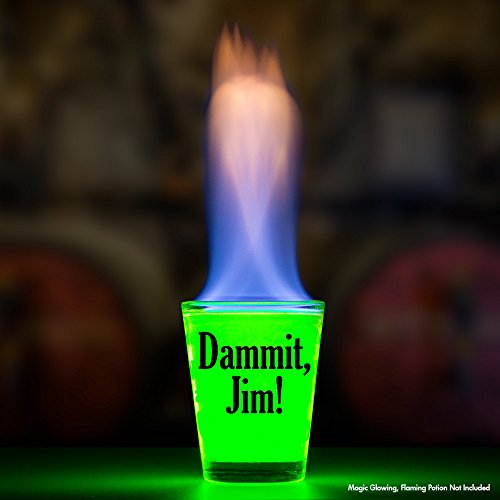 Funny Shot Glass - Damnit Jim - Makes a Funny Gift for Men and Women Hilarious Shot Glasses Funny Gift for Drinking Buddies - Cute Shot Glasses Gift