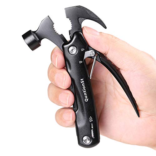 Gift for Men Dad Husband Brother Boyfriend Boys, Hammer Multi-Tool, Personalized Men Gift for Christmas Present Stocking Stuffer, Cool Birthday Gift Idea for Men Adult Son,12-in-1 Hammer Multitool