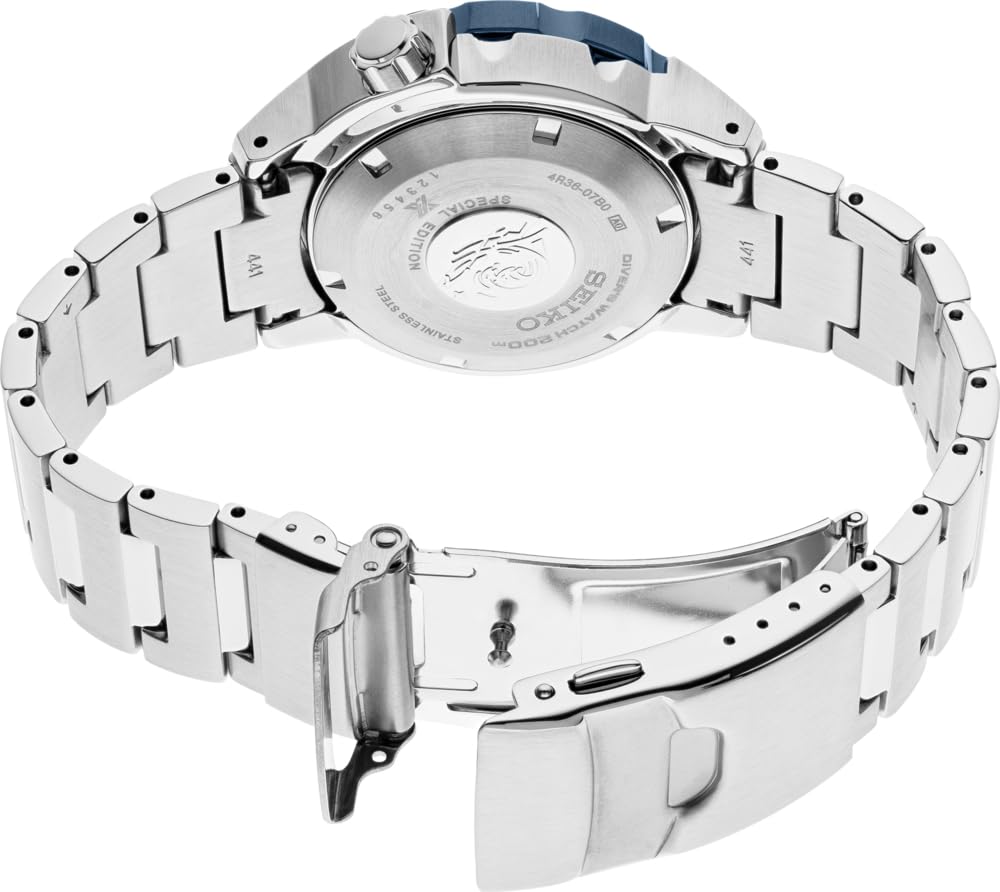 SEIKO SRPE27 Automatic Dive Watch for Men - Prospex PADI Special Edition - LumiBrite Hands, Elapsed Timing Bezel - Water Resistant 200M