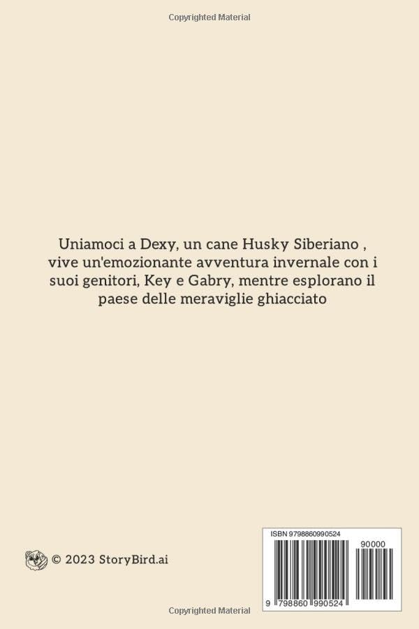 Dexy è l'avventura sulla montagna ghiacciata: A Siberian Husky's Journey of Discovery (Italian Edition)