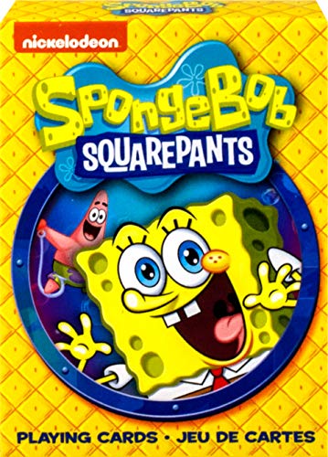 AQUARIUS SpongeBob Playing Cards - SpongeBob SquarePants Themed Deck of Cards for Your Favorite Card Games - Officially Licensed SpongeBob Merchandise & Collectibles