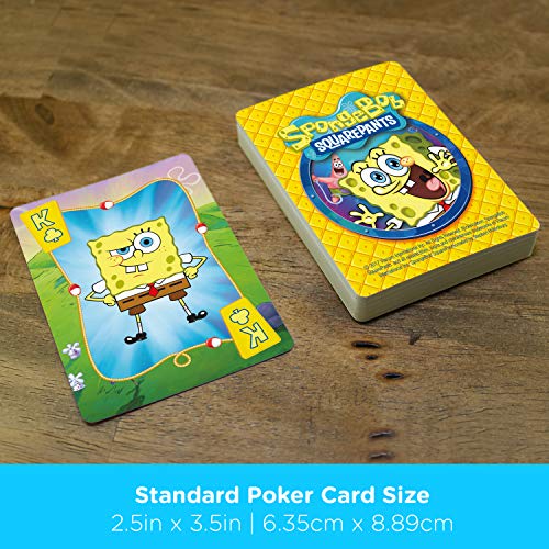AQUARIUS SpongeBob Playing Cards - SpongeBob SquarePants Themed Deck of Cards for Your Favorite Card Games - Officially Licensed SpongeBob Merchandise & Collectibles