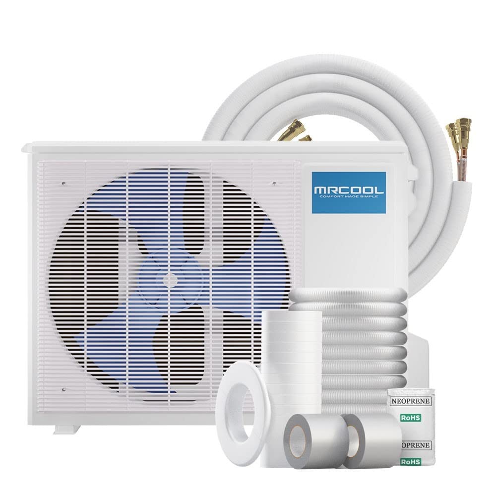MRCOOL DIY 18k BTU 22 SEER Ductless Mini Split AC & Heat Pump 4th Generation - Energy Star 240v with Line Set Cover & 1 YR Labor Warranty