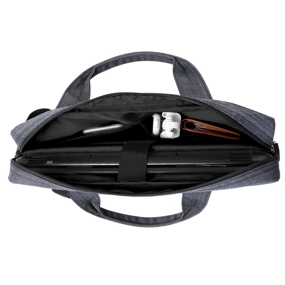 Slim Grey Black Laptop Briefcase Bag 17-inch for Dell Inspiron 17, G7 17, Alienware x17 m17, Precision, XPS 17