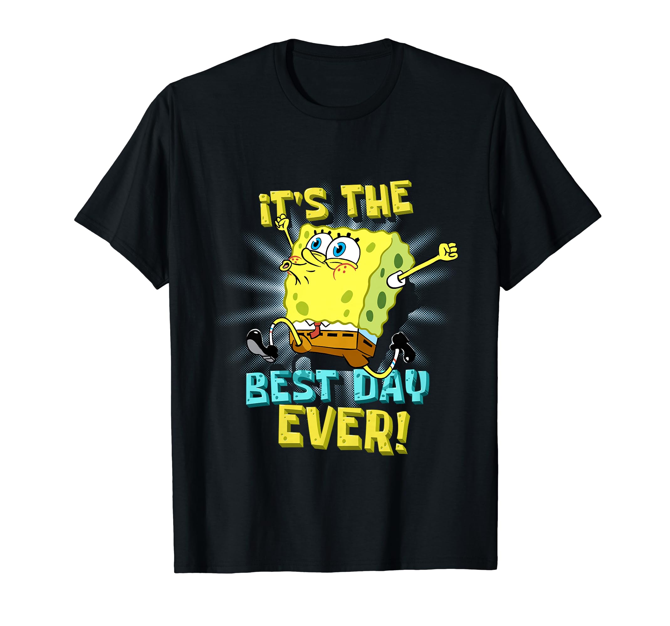 Mademark x SpongeBob SquarePants - Spongebob It's The Best Day Ever! Birthday Kids Spongebob T-Shirt