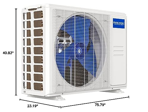 MRCOOL DIY 18k BTU 22 SEER Ductless Mini Split AC & Heat Pump 4th Generation - Energy Star 240v with Line Set Cover & 1 YR Labor Warranty