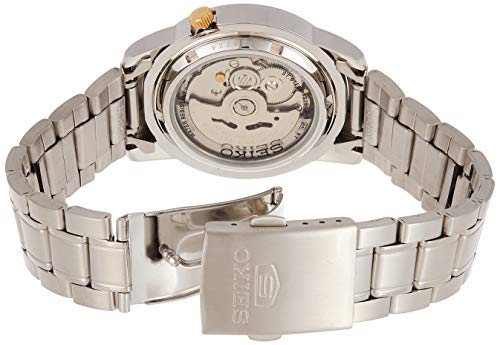 Seiko Men's SNKK07 5 Stainless Steel White Dial Watch