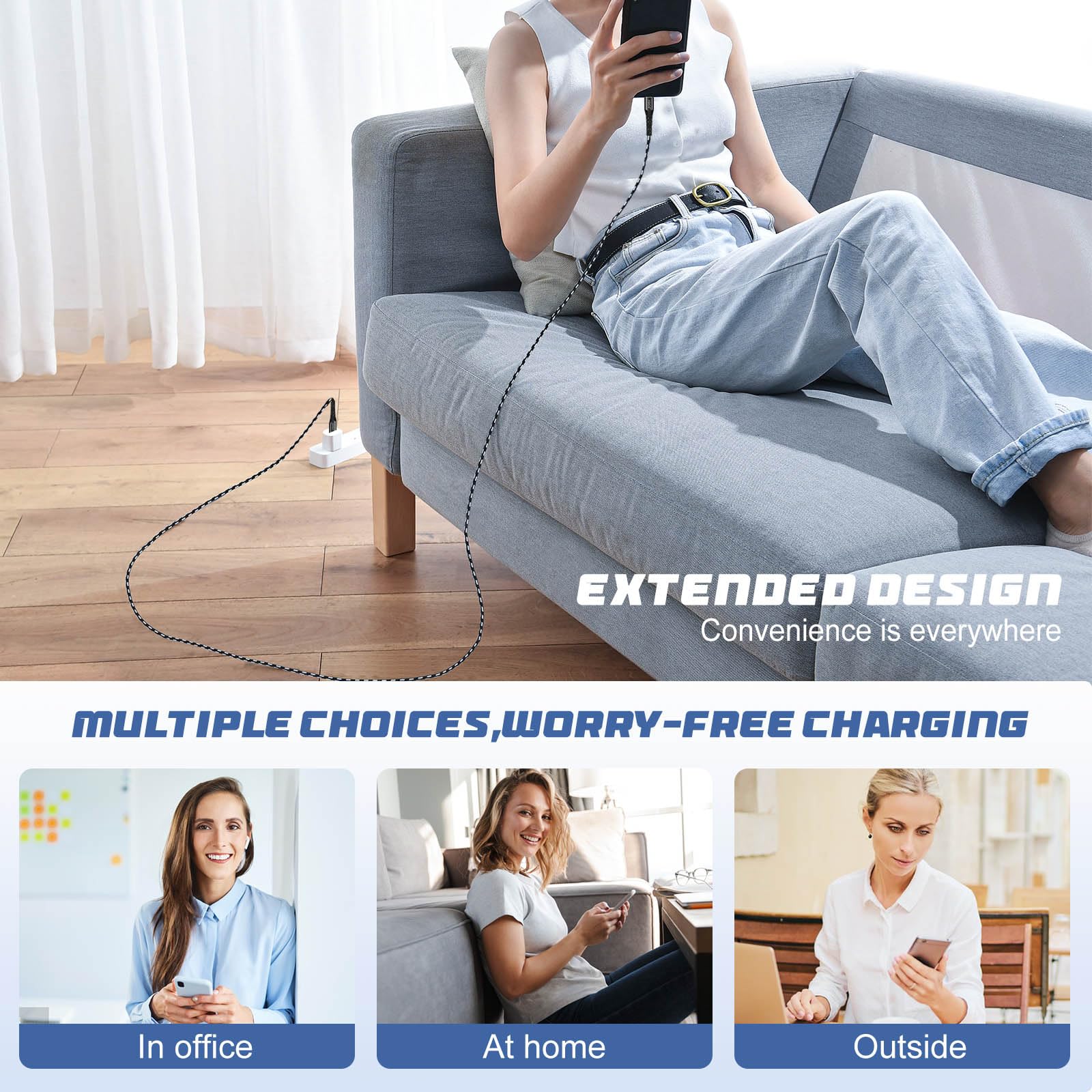 AGOZ USB C Fast Charger Cable (4ft) for OnePlus Nord N300 N30 5G, Xperia 1 III, PRO; Sony Xperia 5 II, 10 III, Nokia X100 G300