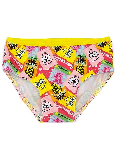 SpongeBob SquarePants Bikini Girls Kids Yellow 2 Piece Swimsuit 6-8 Years