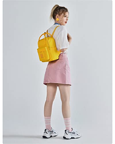 HotStyle BESTIE Mini Backpack Purse Small Bag with Multiple Pockets, Little Size Cute for Day Tirp, Travel & Everyday, Yellow