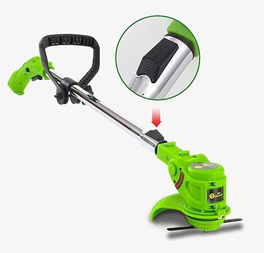 Handheld Cordless Lawn Weed Cutter Portable Gardening Mowing Tools Grass Trimmer Edger Lawn Mower Grass Brush Cutter-24V4000 mA 1 Battery