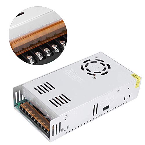 DC24V Output Switch Power Supply Driver Aluminum Alloy Voltage Converter LED Screen Strip Light 3 Dimensional Printer Power Supply Transformer(S‑600‑24(24V/25A/600W)AC110/220V±15%)