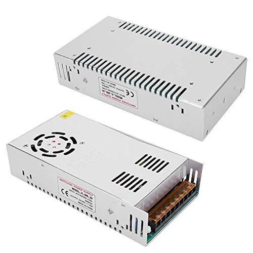 DC24V Output Switch Power Supply Driver Aluminum Alloy Voltage Converter LED Screen Strip Light 3 Dimensional Printer Power Supply Transformer(S‑600‑24(24V/25A/600W)AC110/220V±15%)