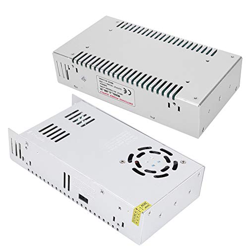 DC24V Output Switch Power Supply Driver Aluminum Alloy Voltage Converter LED Screen Strip Light 3 Dimensional Printer Power Supply Transformer(S‑600‑24(24V/25A/600W)AC110/220V±15%)