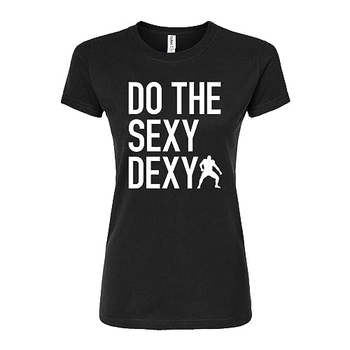Instant Message - Do The Sexy Dexy - Juniors Fitted Graphic T-Shirt - Size Small Black
