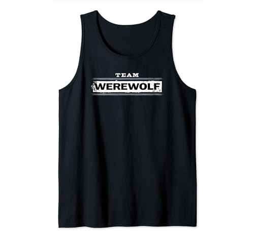 Team Werewolf Lover Werewolf Research Team Guide Full Moon Tank Top
