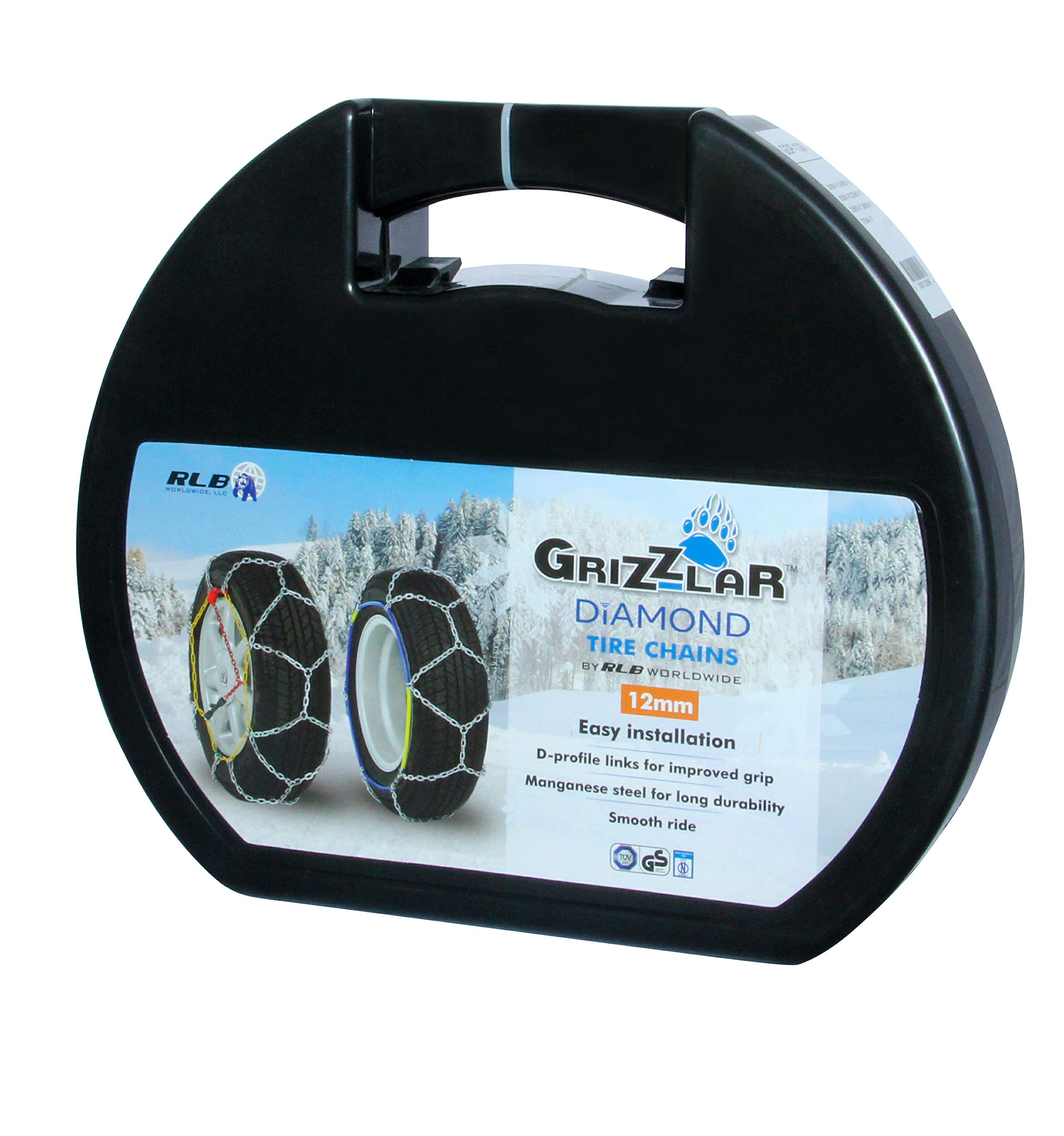 Grizzlar GDP-130 Car Diamond Alloy Tire Chains 225/65-17 235/55-17 245/50-17