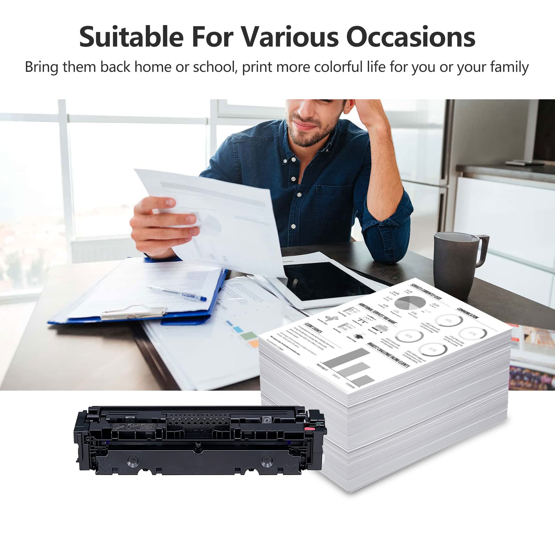 2-Pack Black 046 Compatible for Toner Cartridge Replacement for Canon Color Image Class LBP654Cdw MF735Cdw MF731Cdw MF733Cdw Printer, Toner Cartridge.