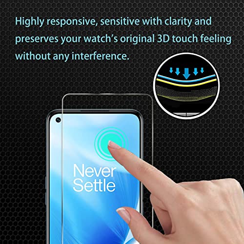 CHRINECY [5 Pack] 3Pack Screen Protector for OnePlus Nord N200 5G with 2Pack Camera Lens Protector, 9H Hardness, Anti-Scratch, Case Friendly, HD Clarity Tempered Glass