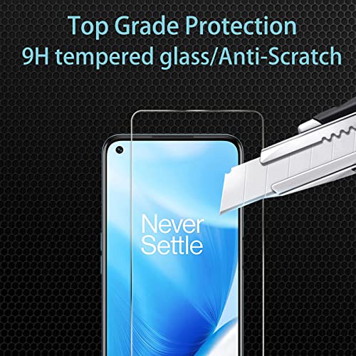 CHRINECY [5 Pack] 3Pack Screen Protector for OnePlus Nord N200 5G with 2Pack Camera Lens Protector, 9H Hardness, Anti-Scratch, Case Friendly, HD Clarity Tempered Glass