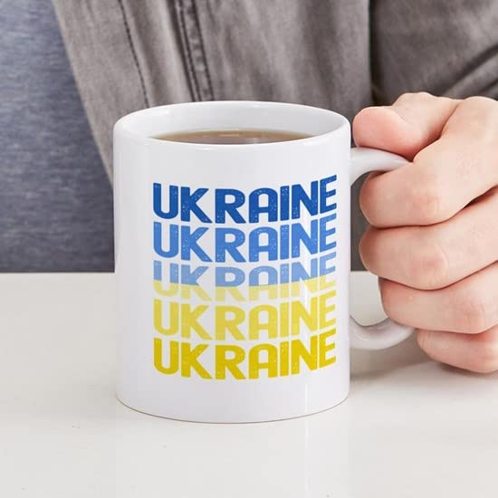 CafePress Ukraine Mugs Ceramic Coffee Mug, Tea Cup 11 oz