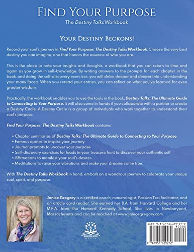Find Your Purpose: The Destiny Talks Workbook