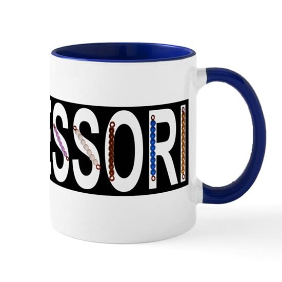 CafePress Montessori Bead Stair Mugs Ceramic Coffee Mug, Tea Cup 11 oz