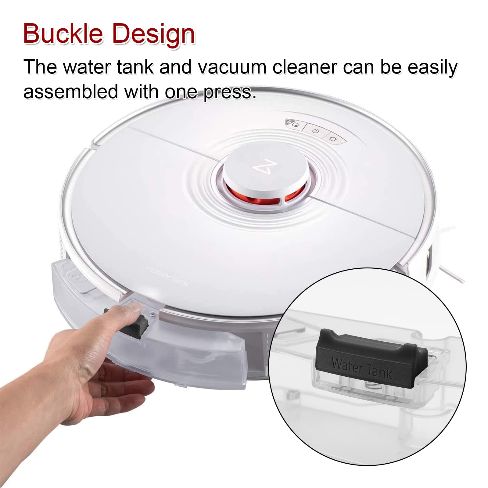 Garbage fighter Electric Control Water Tank Compatible With Roborock S7 /T7S /T7SPLUS /G10 Robot Vacuum Cleaner Accessories Parts